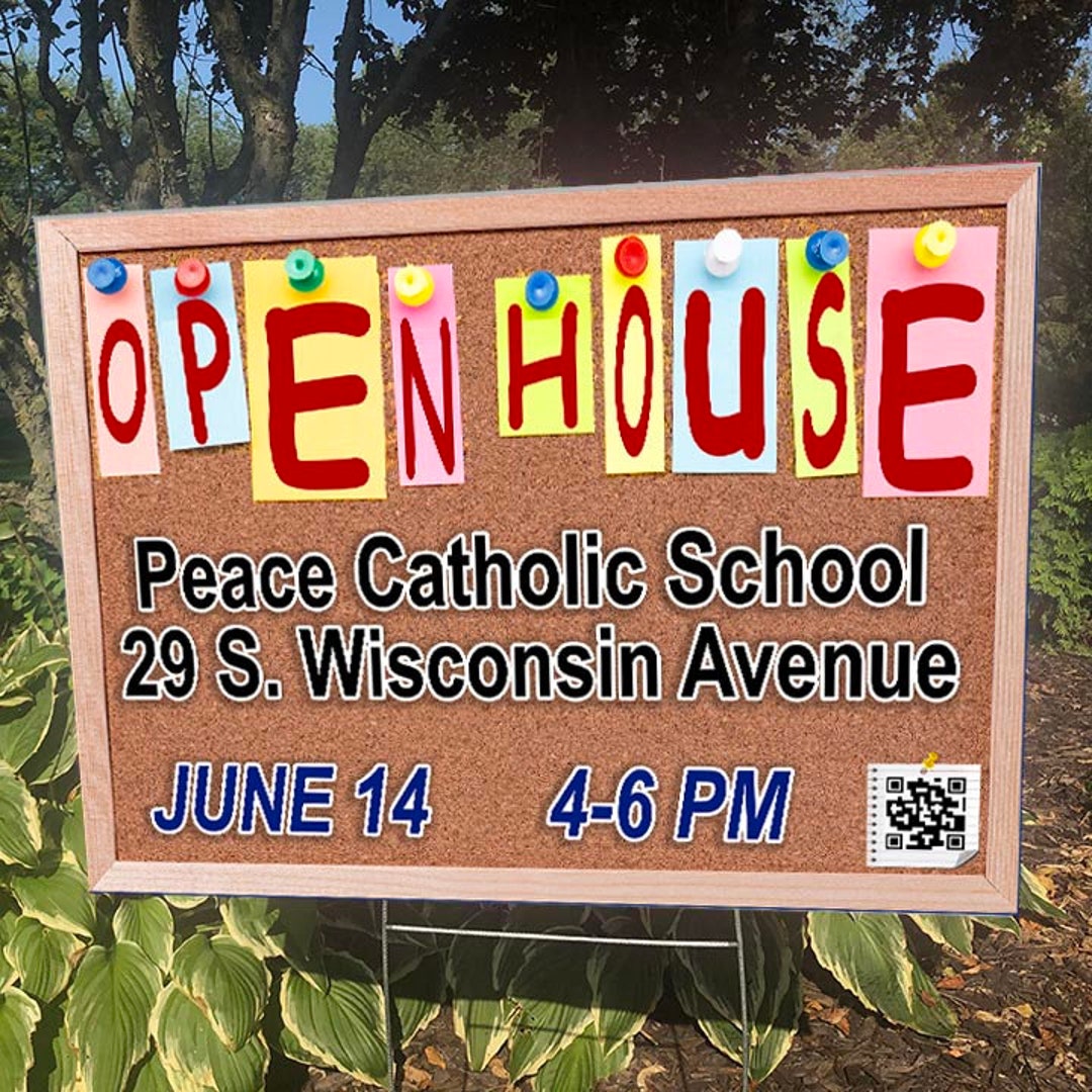 Custom Elementary School Open House Sign - Etsy