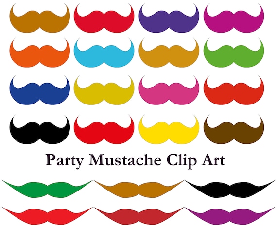 Chevron Mustache Printable
