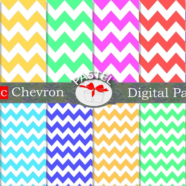 Chevron Painting - Etsy