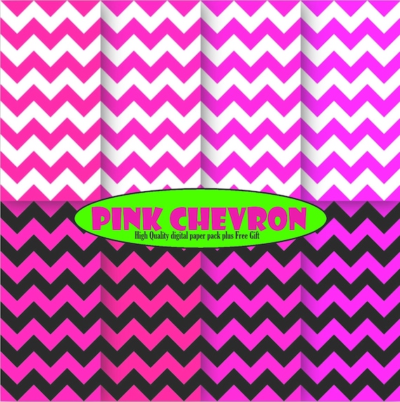 Baby Pink Chevron Background