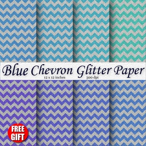Navy Blue Chevron Digital Paper GLITTER Clipart Commercial Use - Etsy