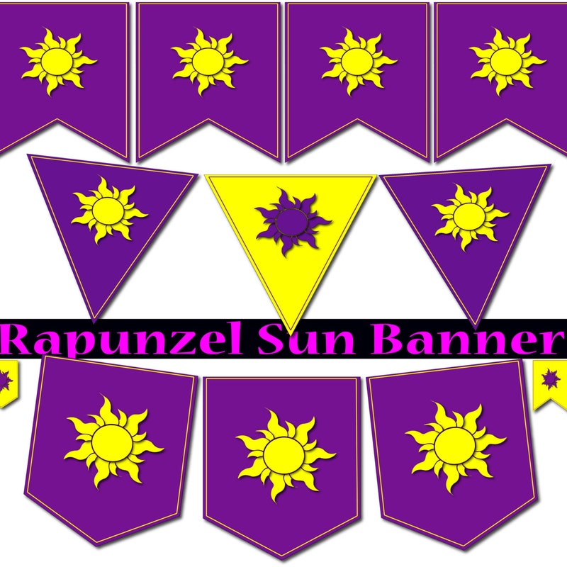 Tangled Sun Banner - Etsy
