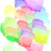 Digital Watercolor Clipart Paint Strokes Blobs Shapes Scrapbooking Clip ...