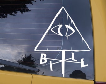 Bill Cipher Car Decal - Etsy