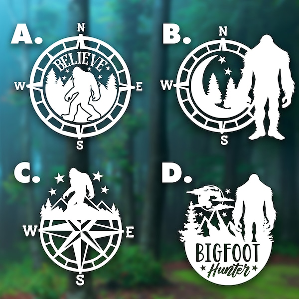Car Bigfoot Decal - Etsy