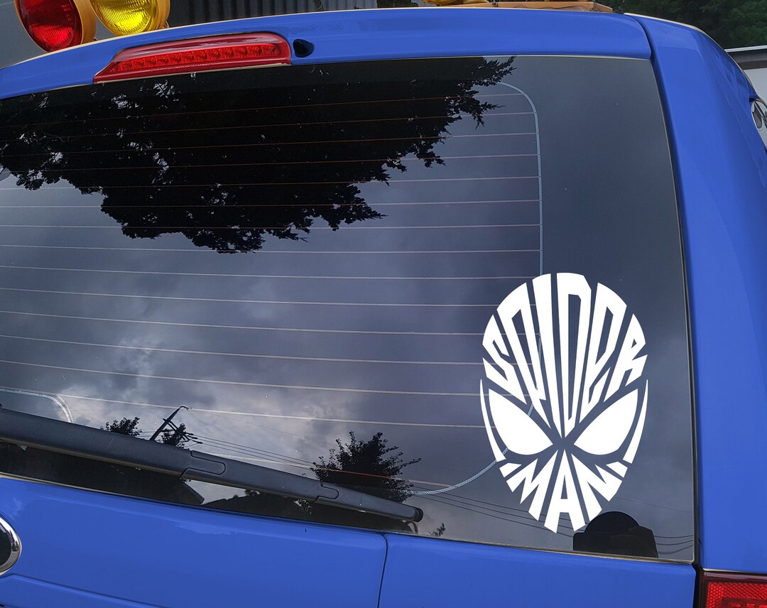 Spider-man FACE OFF Vinyl Decal - Etsy