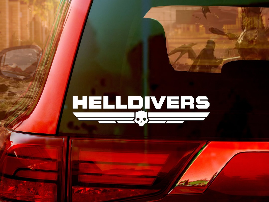 Helldivers Text Emblem Vinyl Decal - Etsy