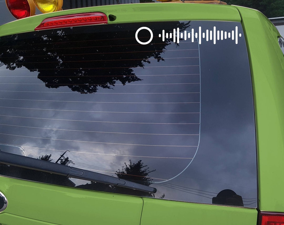 Spotify Code Vinyl Decal - Etsy