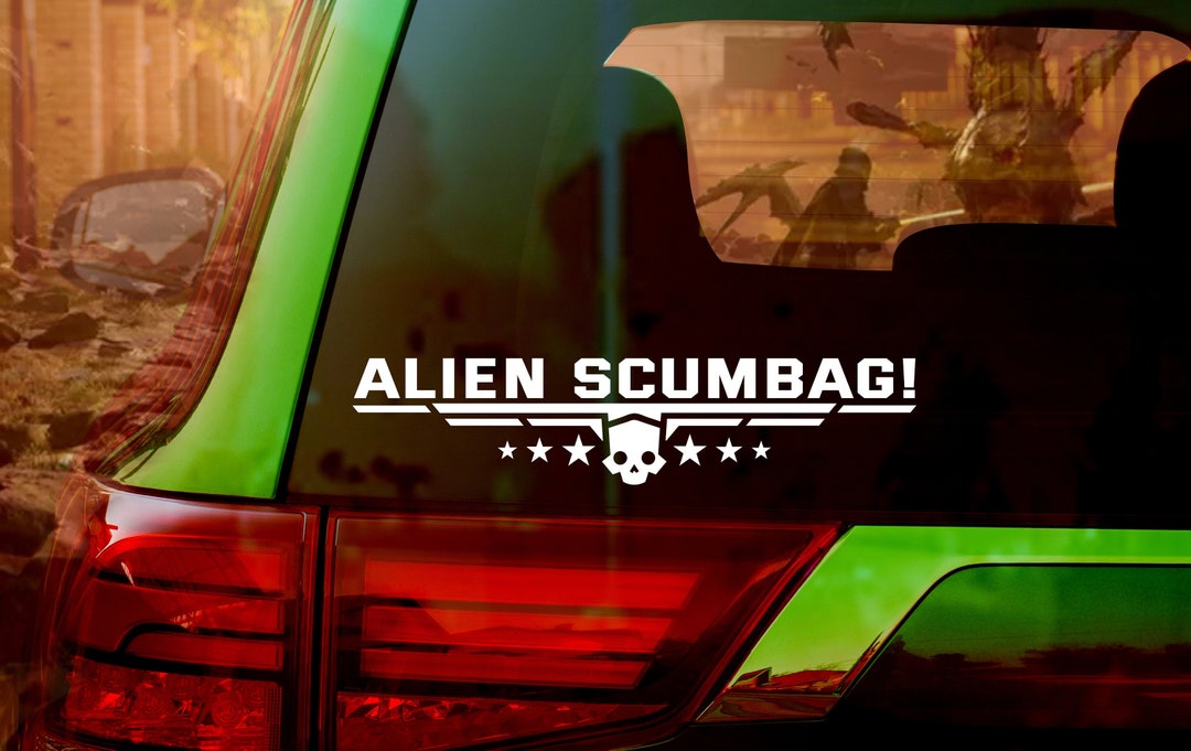 Alien Scumbag Helldivers Vinyl Decal - Etsy