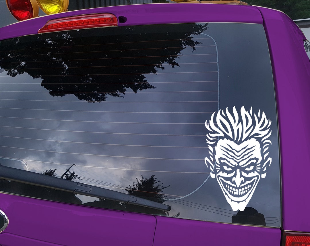Joker FACE OFF Vinyl Decal - Etsy