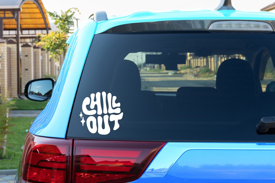 Vinyl Decal Chill Out Word Art - Etsy