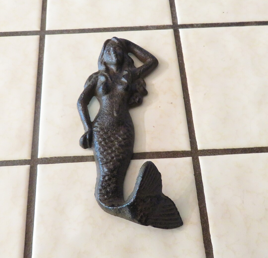 Unique Rustic Metal Mermaid Plaque - Etsy
