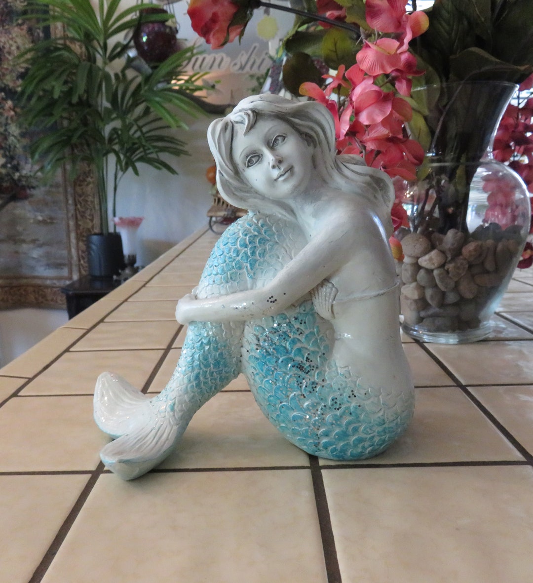 Beautiful Ceramic Rustic Mermaid - Etsy