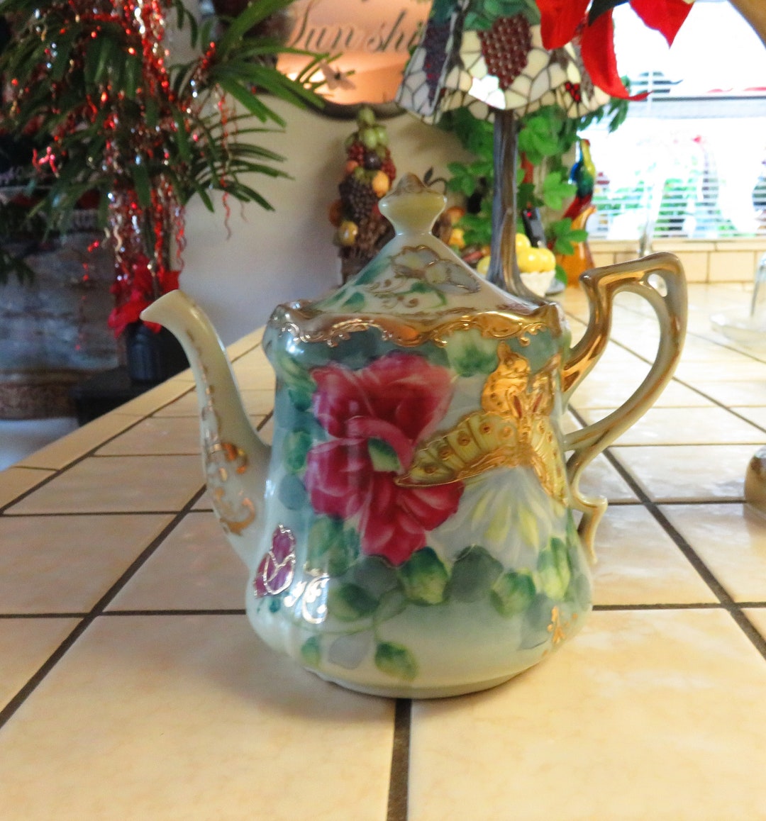 Exquisite Porcelain Gold Gilded Nagoya Japan Tea Pot - Etsy