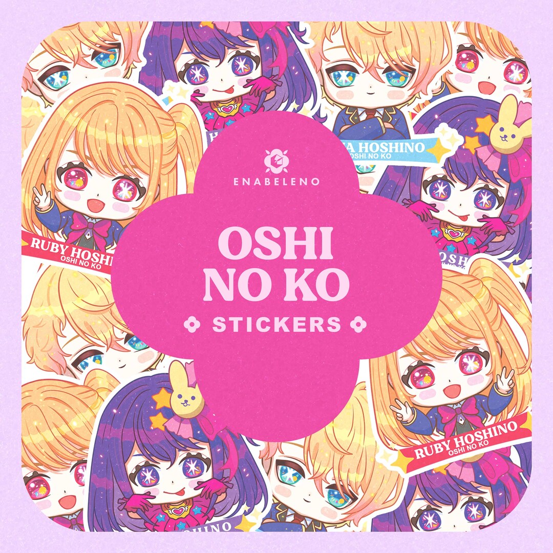 Oshi No Ko Sticker Set Enabelenoart - Etsy