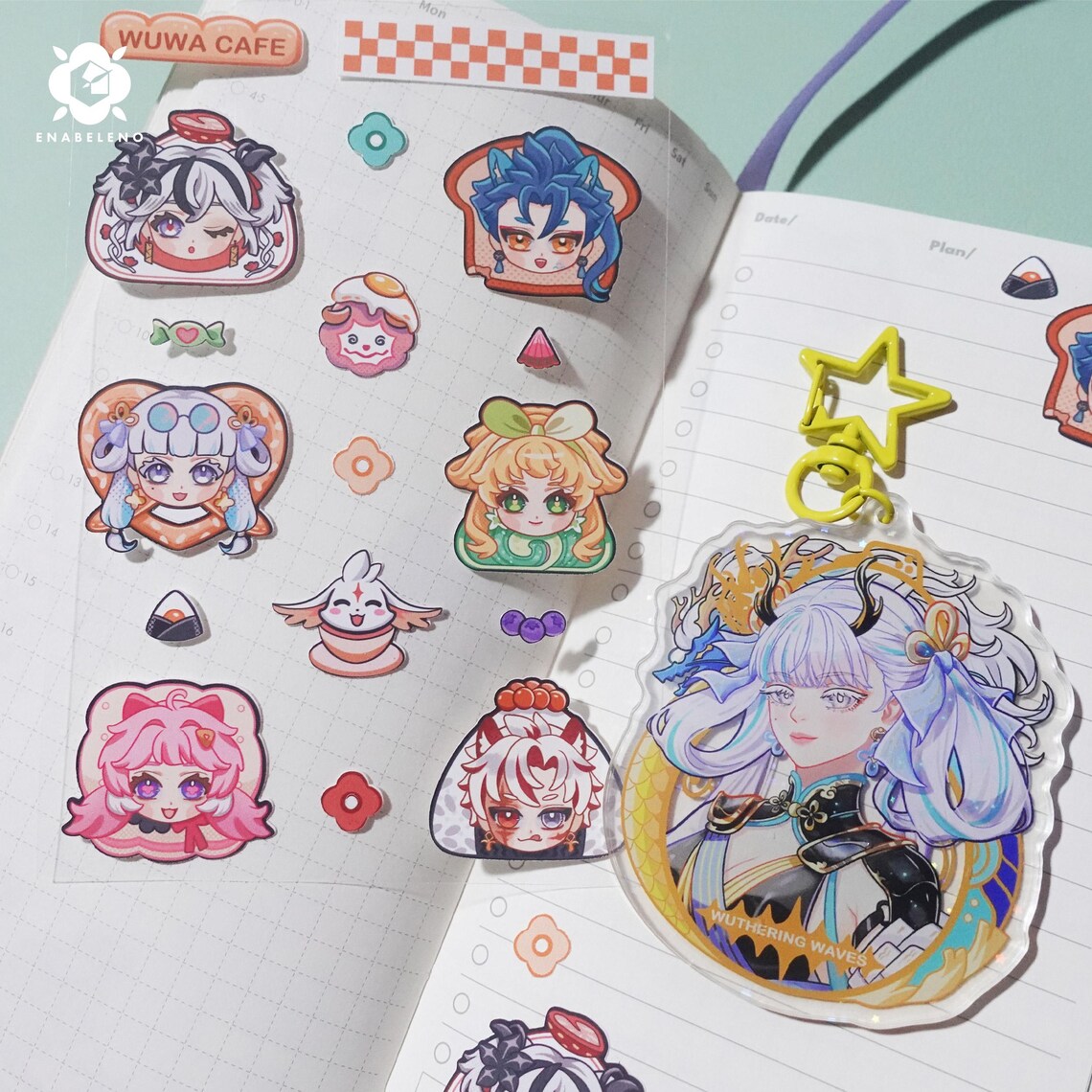 Wuthering Waves Chibi Sticker Sheet Enabelenoart - Etsy