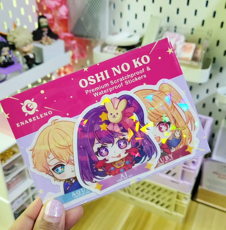 Oshi No Ko Sticker Set Enabelenoart - Etsy
