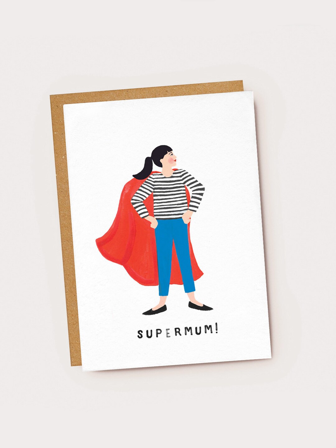 Supermum Mother's Day Greeting Card - Etsy