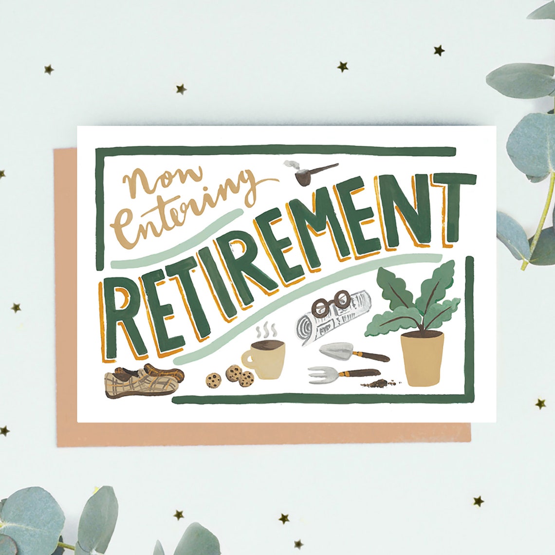 Billboard Style Retirement Card | Etsy