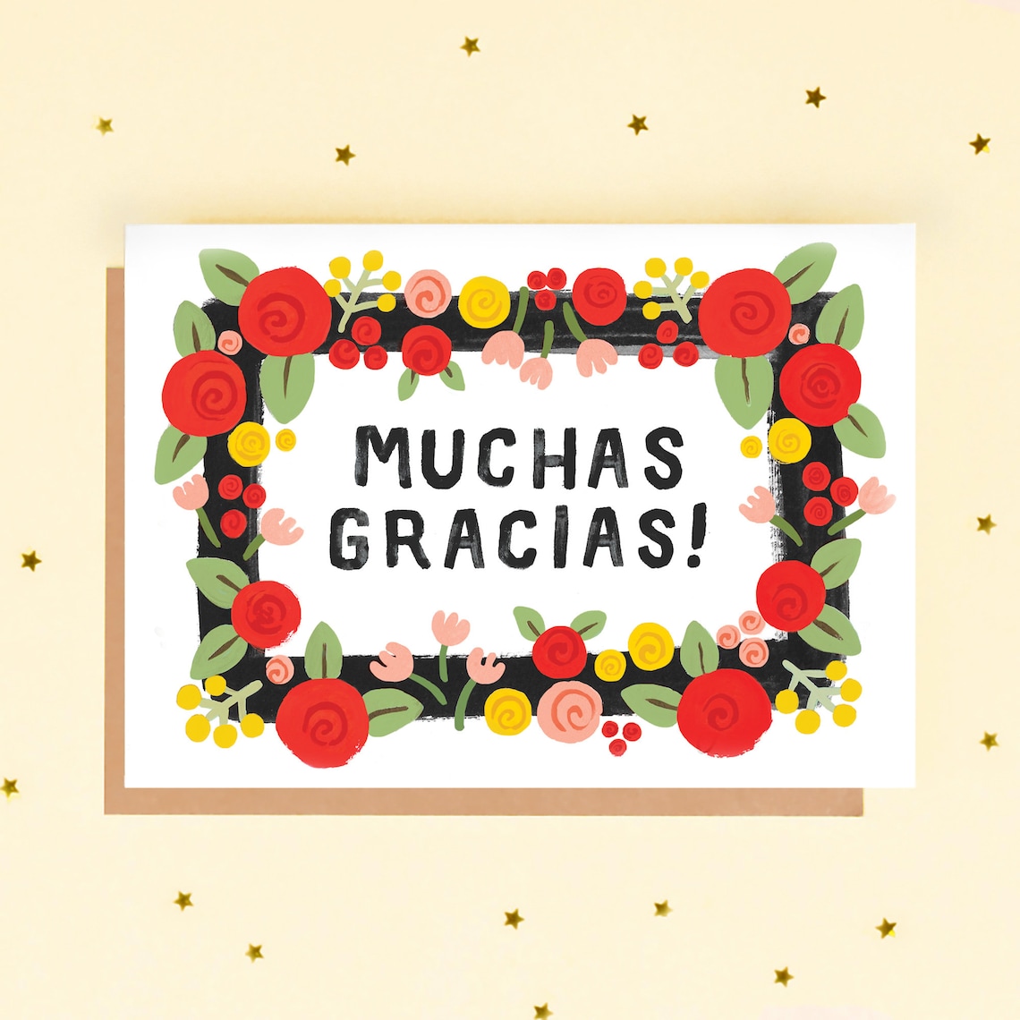 Muchas Gracias Thank You Card - Etsy