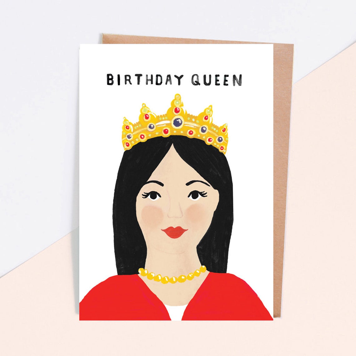 Birthday Queen Card - Etsy