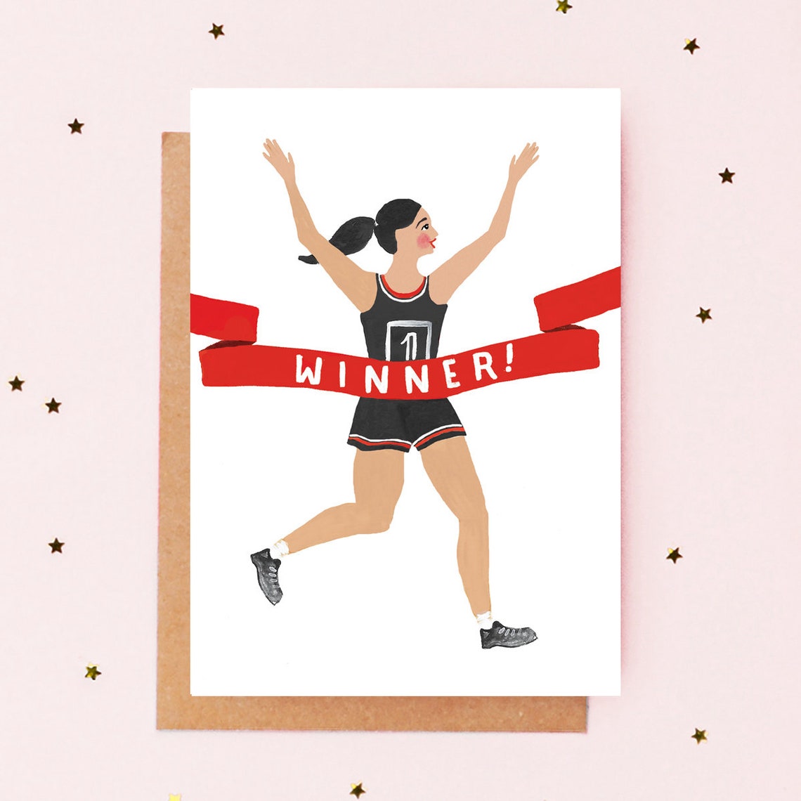 Winner Celebration Greeting Card - Etsy