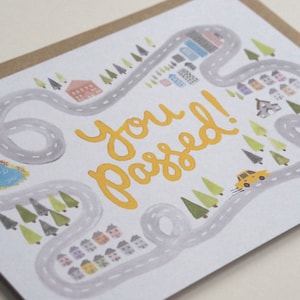 You Passed Celebration Card - Etsy