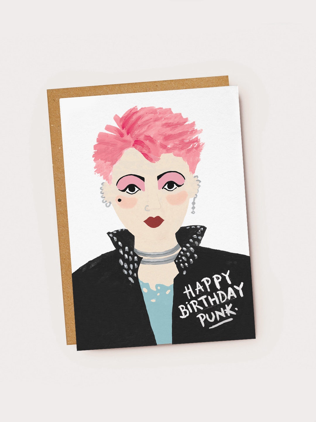Punk Birthday Card - Etsy