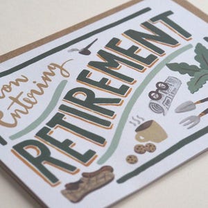 Billboard Style Retirement Card - Etsy