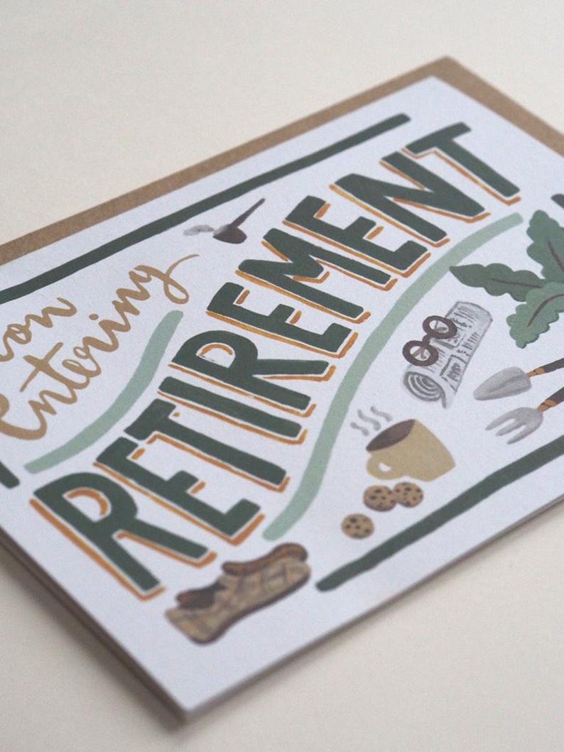 Billboard Style Retirement Card - Etsy