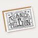 Thanks A Million Greeting Card - Etsy