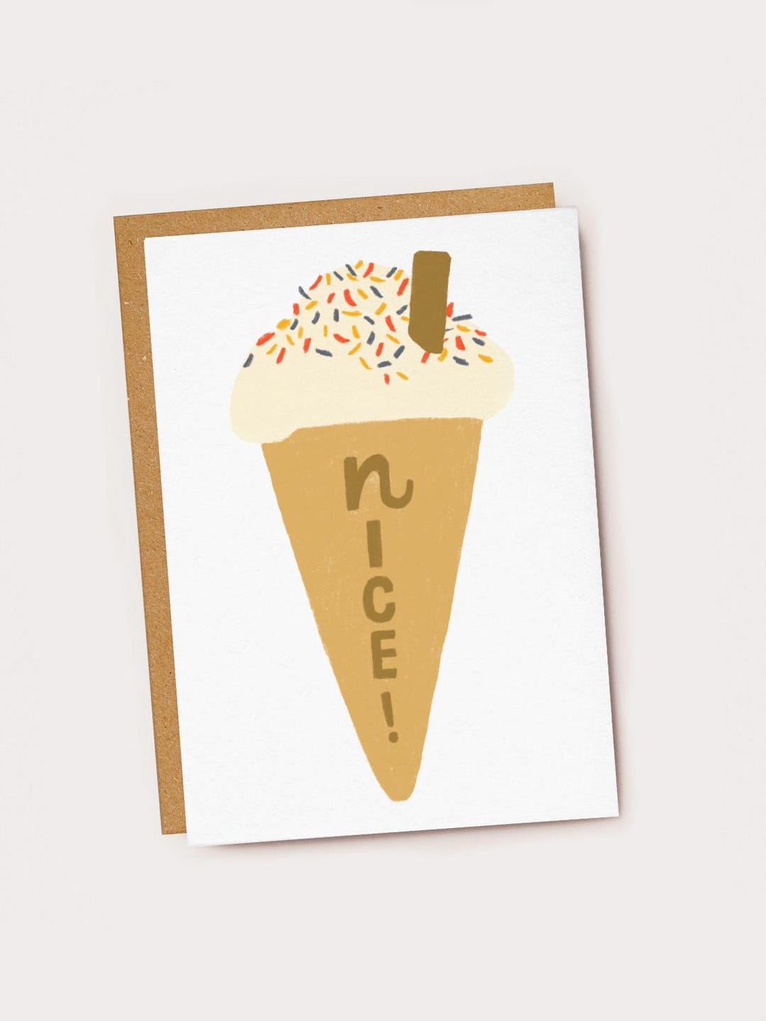 Nice! Icecream Card - Etsy
