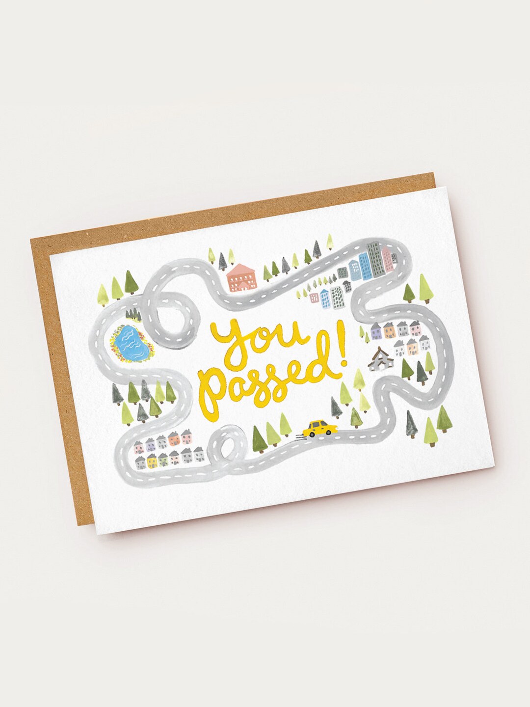 You Passed Celebration Card - Etsy