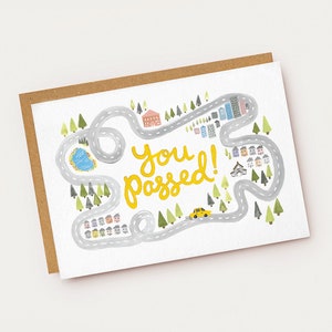 You Passed Celebration Card - Etsy