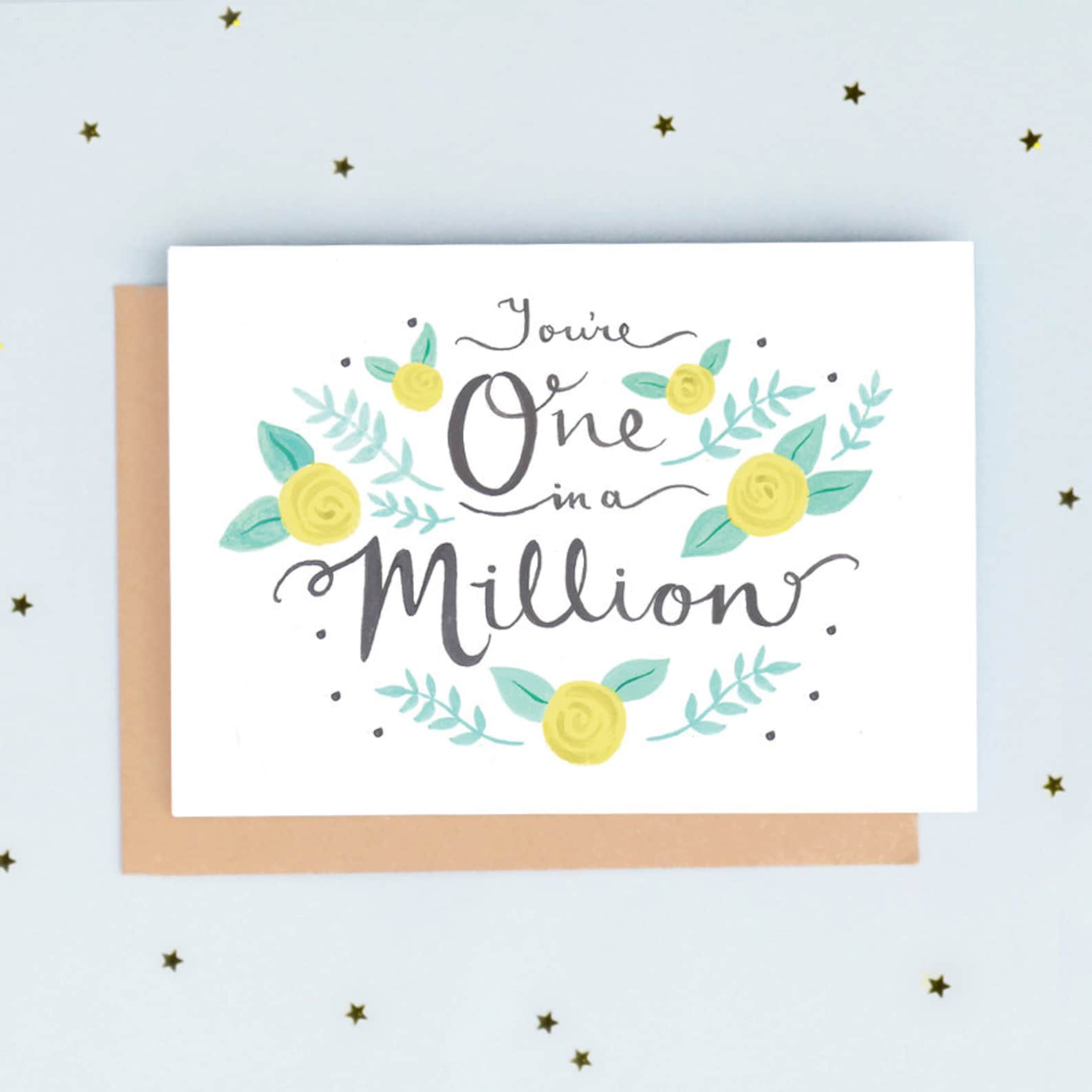 One in a Million Card - Etsy