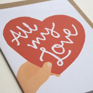 All My Love Card - Etsy