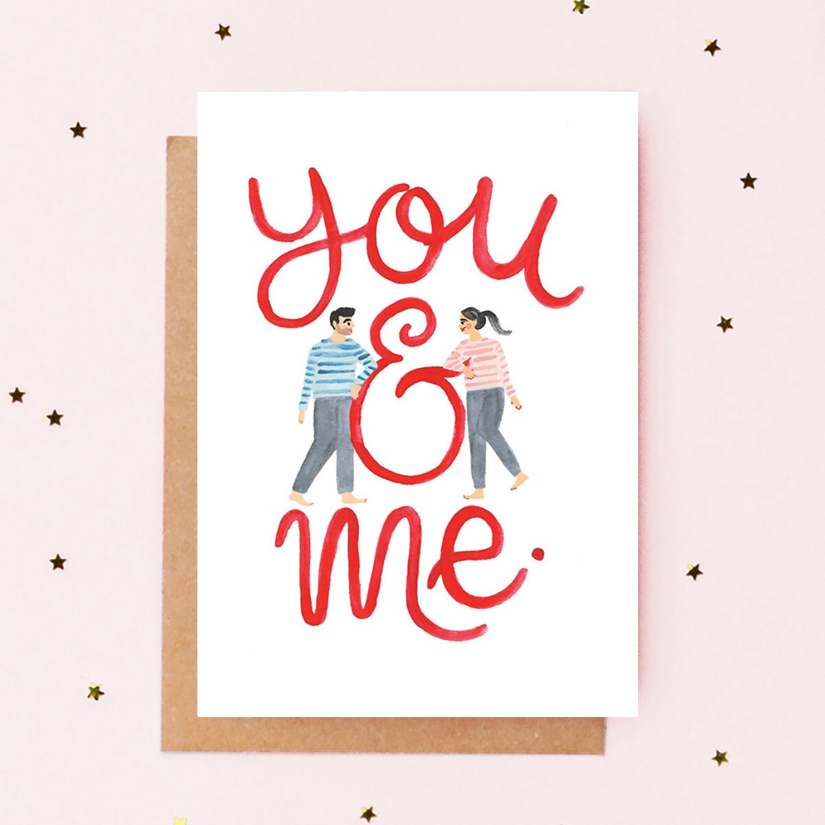 You & Me Greeting Card - Etsy