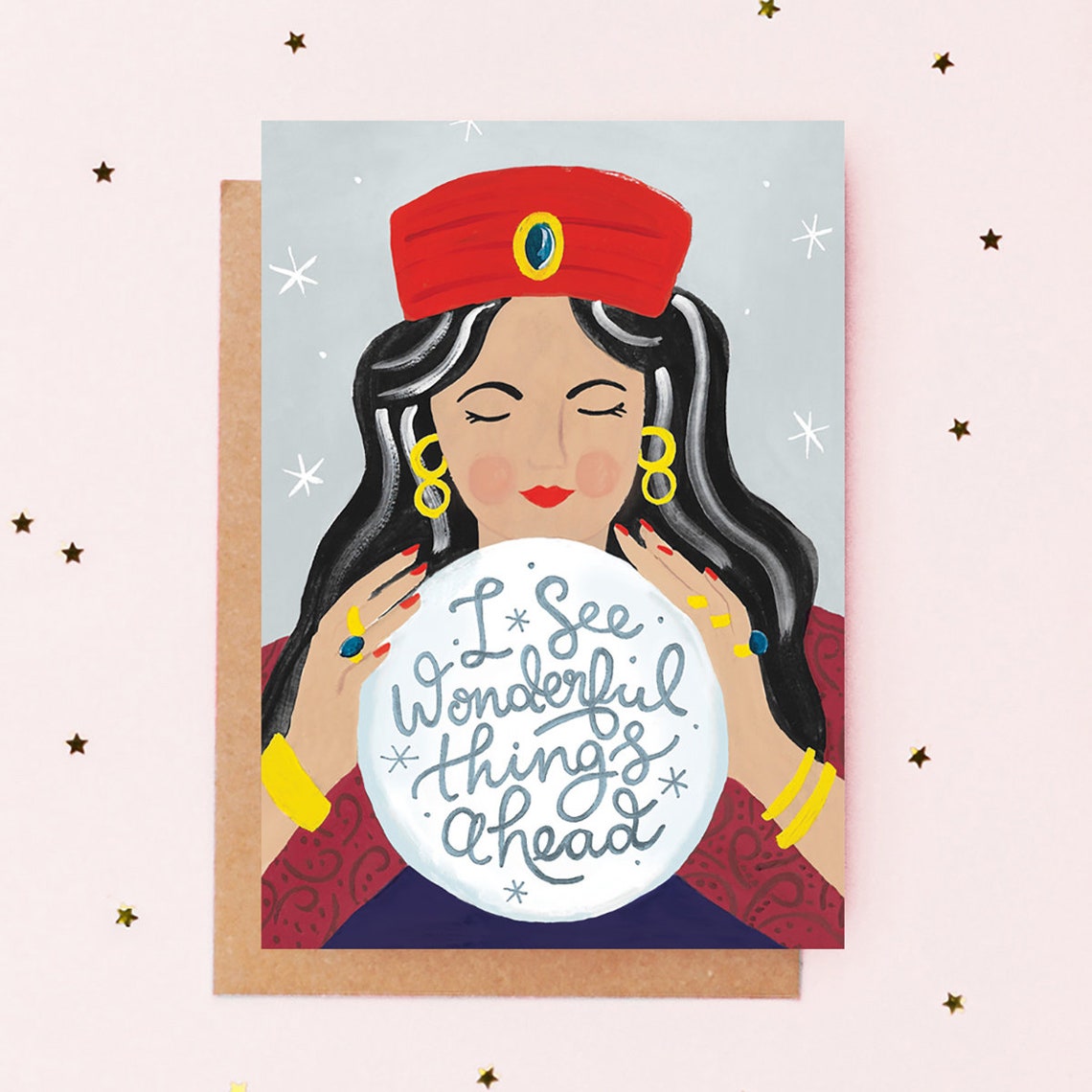 Wonderful Things Good Luck Card - Etsy