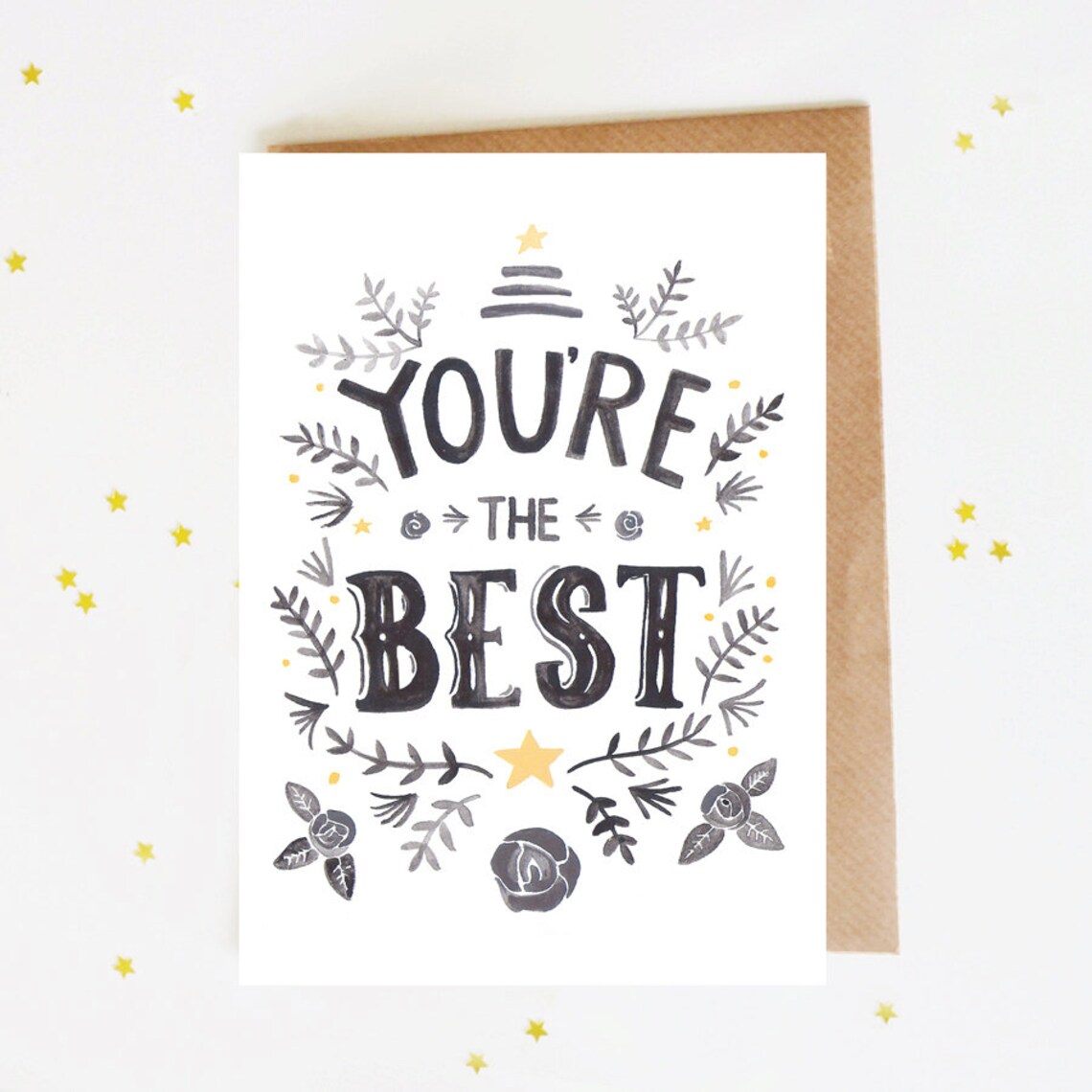 You're the Best Greeting Card - Etsy