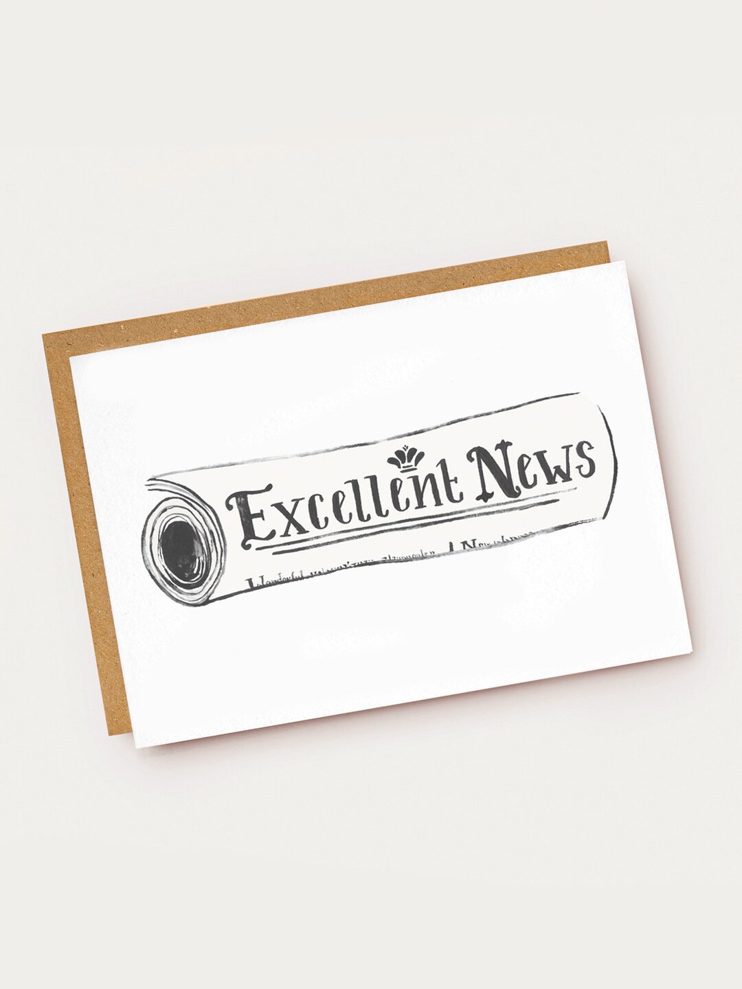 Excellent News Card - Etsy