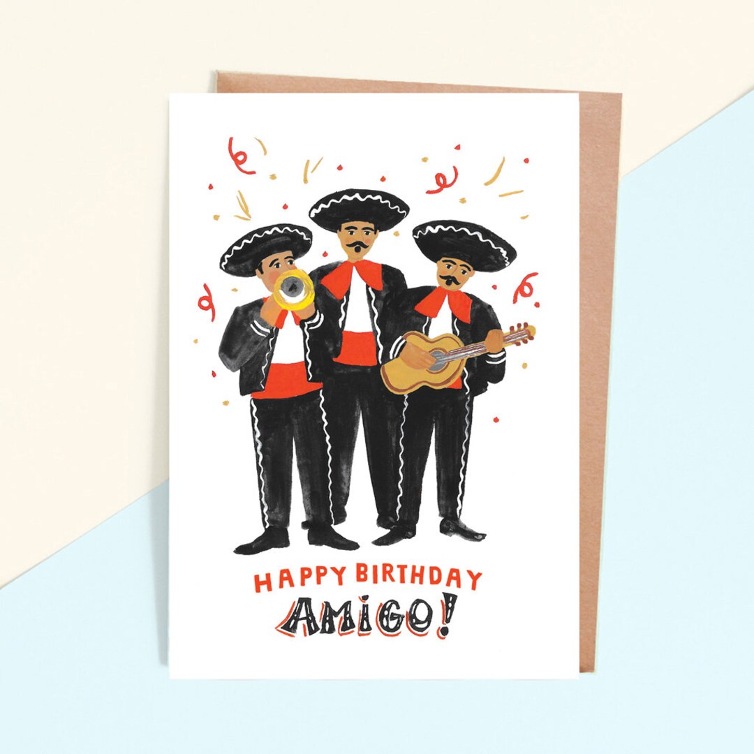 Amigo Birthday Card - Etsy