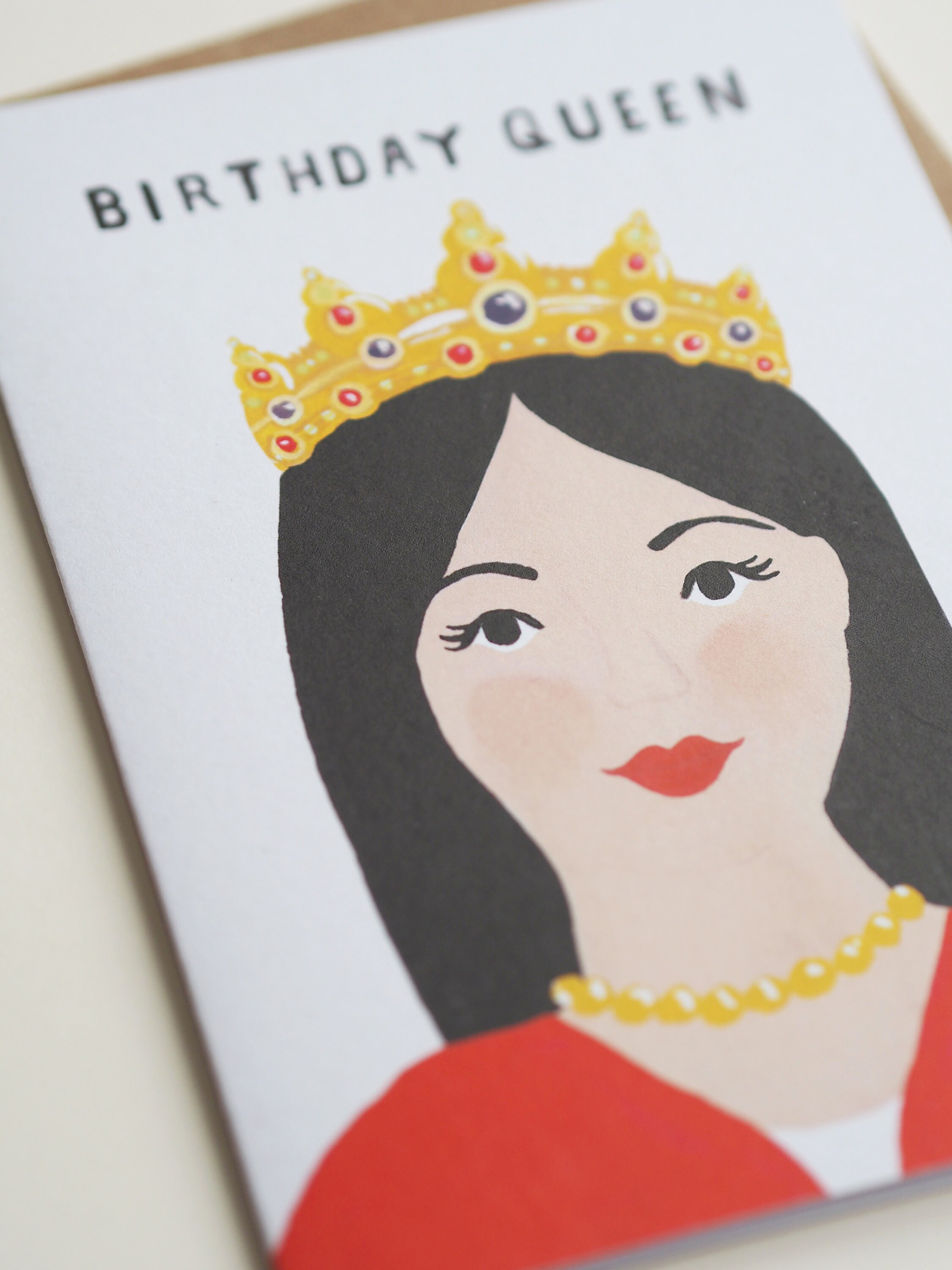 Birthday Queen Card - Etsy