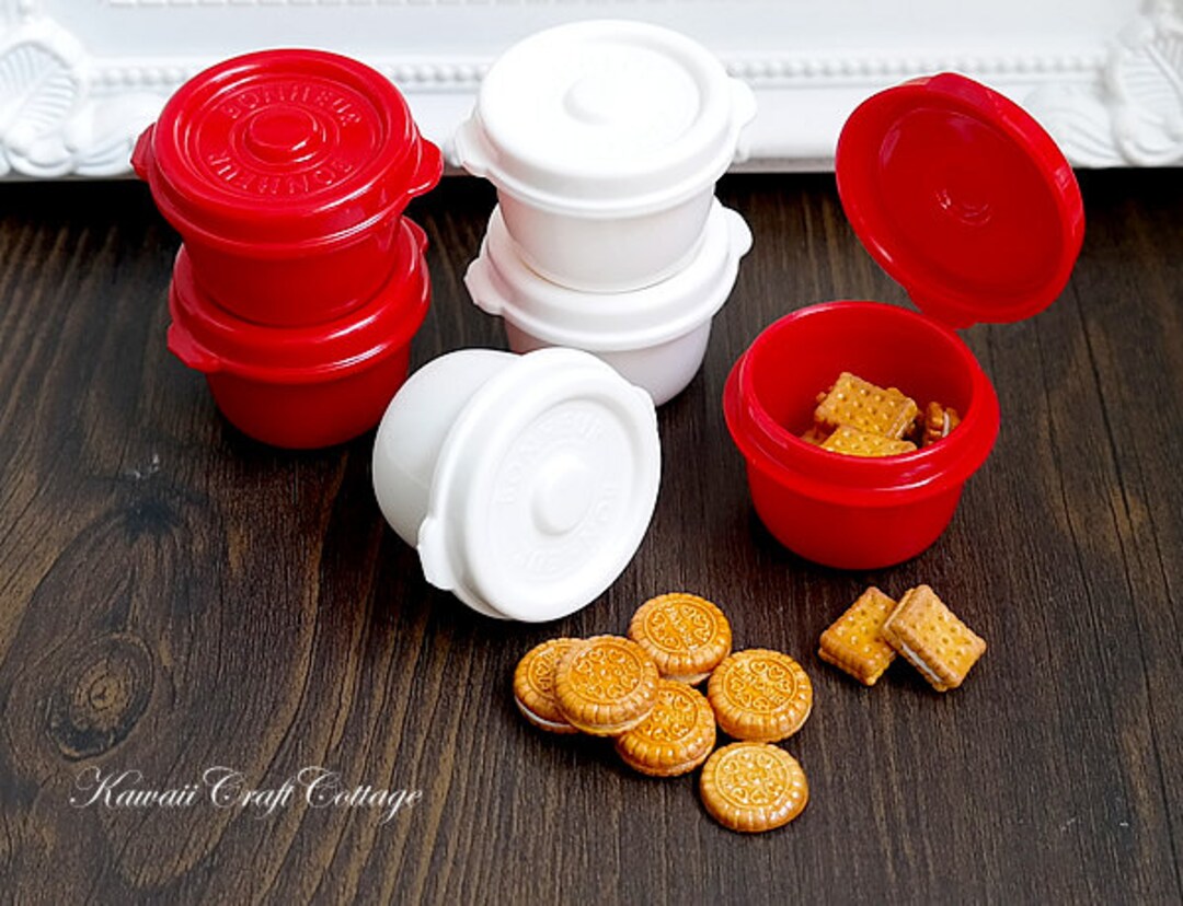 Miniature Food Storage Tub Container Biscuits Cookies Mini - Etsy