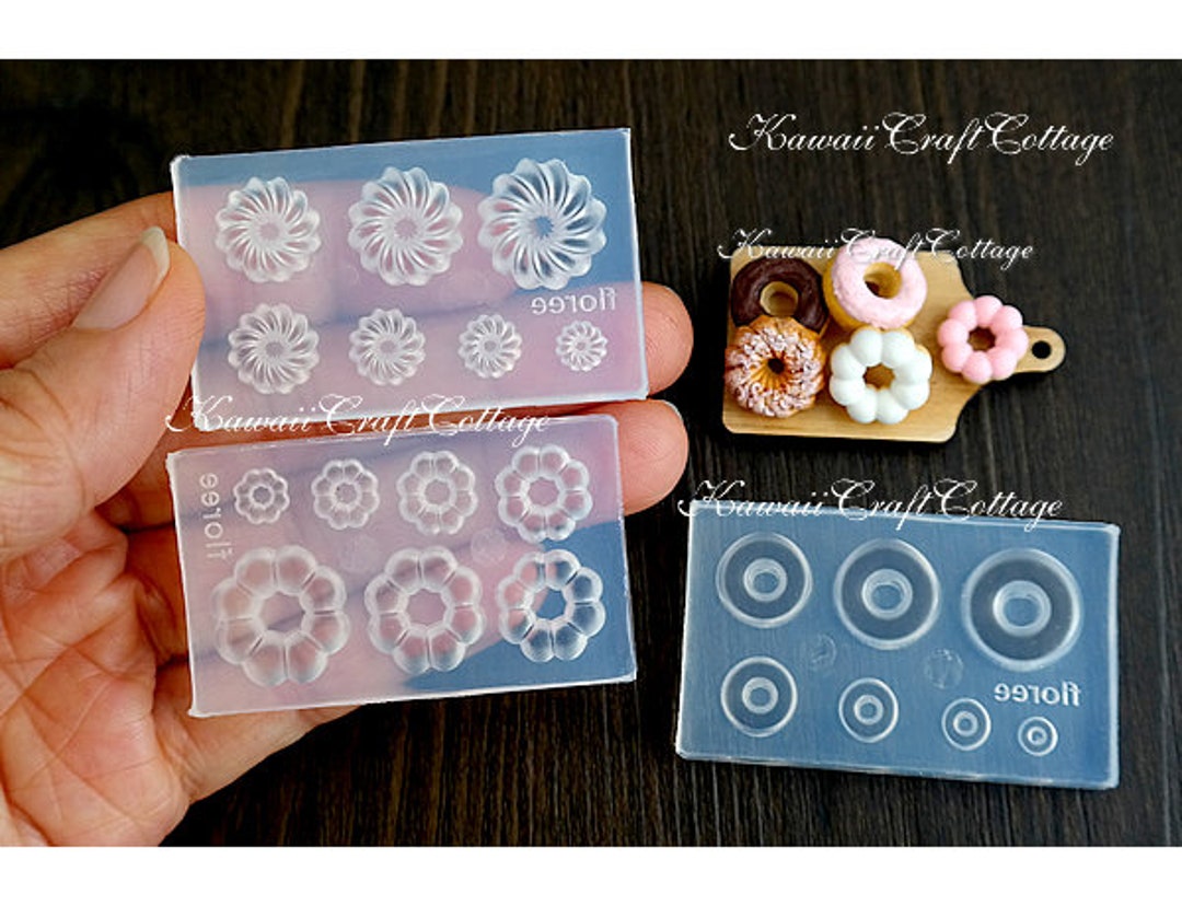 Miniature Donuts Mold Dollhouse Molds Miniature Food Mold Dolls Fake ...