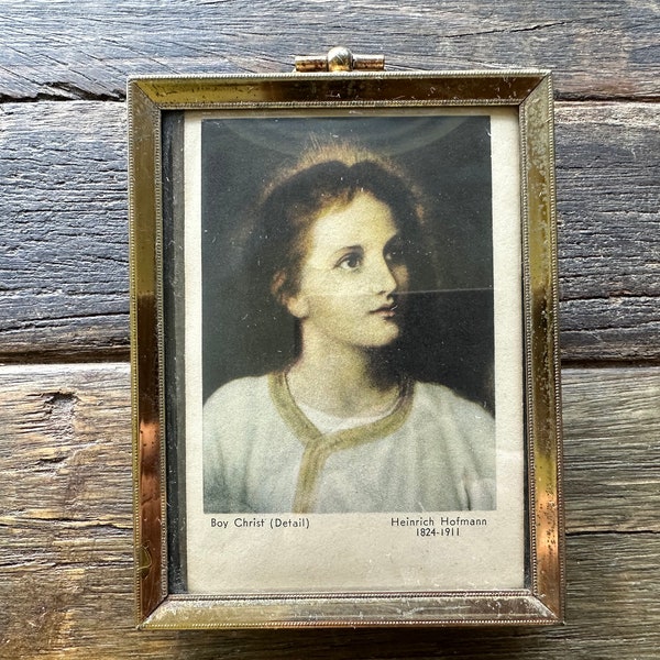 Small Framed Picture of Jesus - Etsy