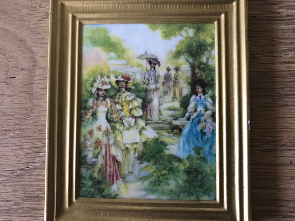 Vintage AVON through the Years TRIBUTE Picture. Painted by Don Sheffler ...