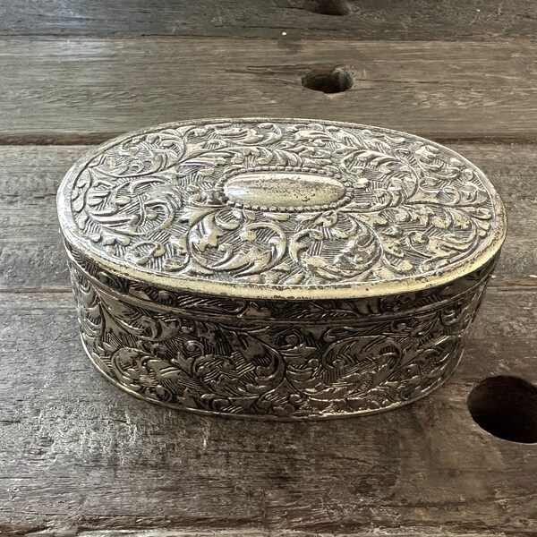 Metal Trinket Box - Etsy