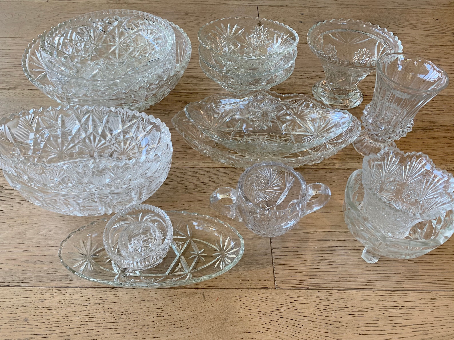 Vintage Crystal Glassware - Crystal Small Dish/ Bowl With Handles - Etsy