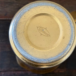 Vintage Sunburst Rose Gold Metal Pitcher - Vintage Aluminum Pitcher ...