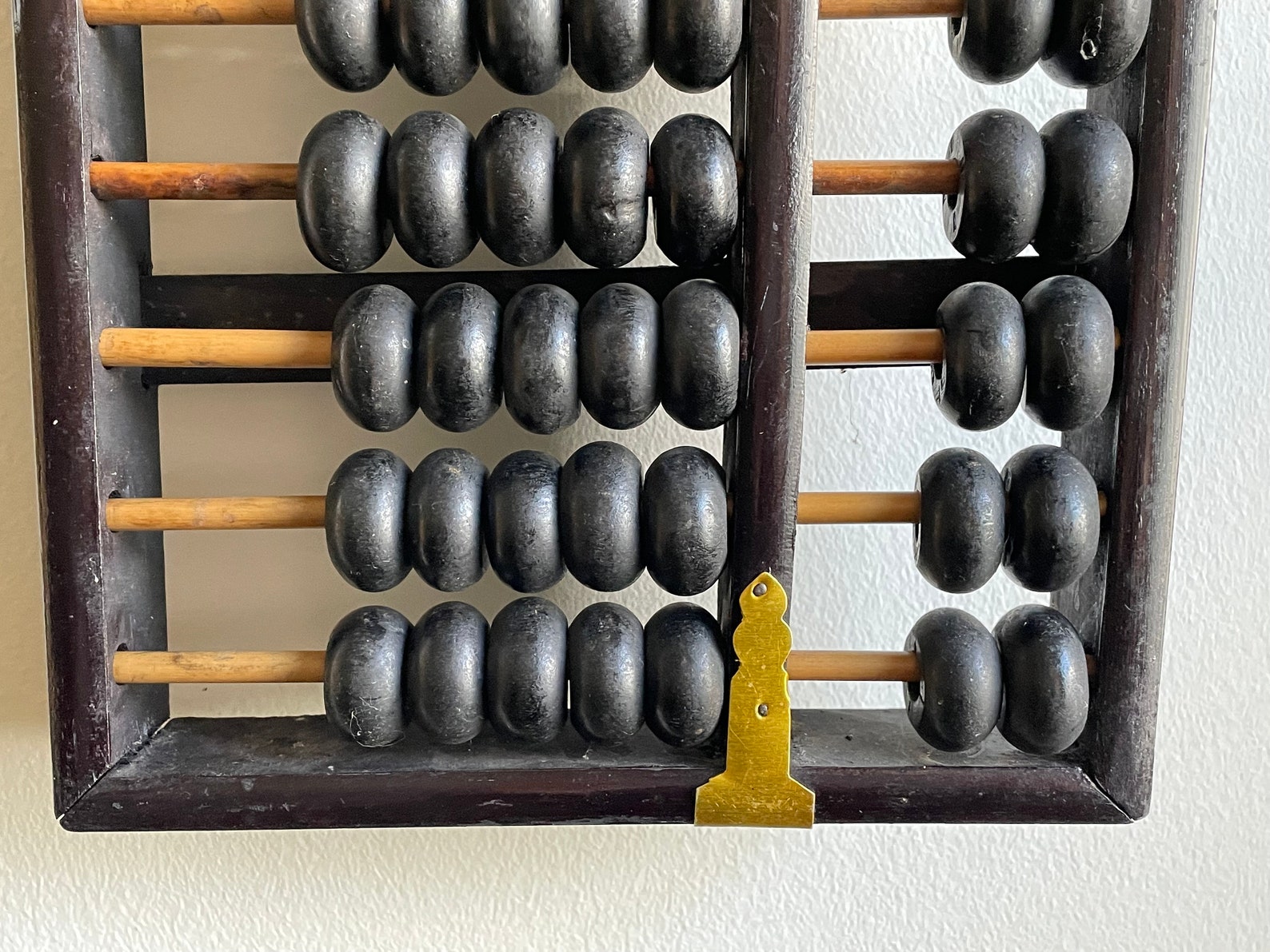 Desktop Abacus Chinese Calculator Black Ebony Wood Finish With | Etsy